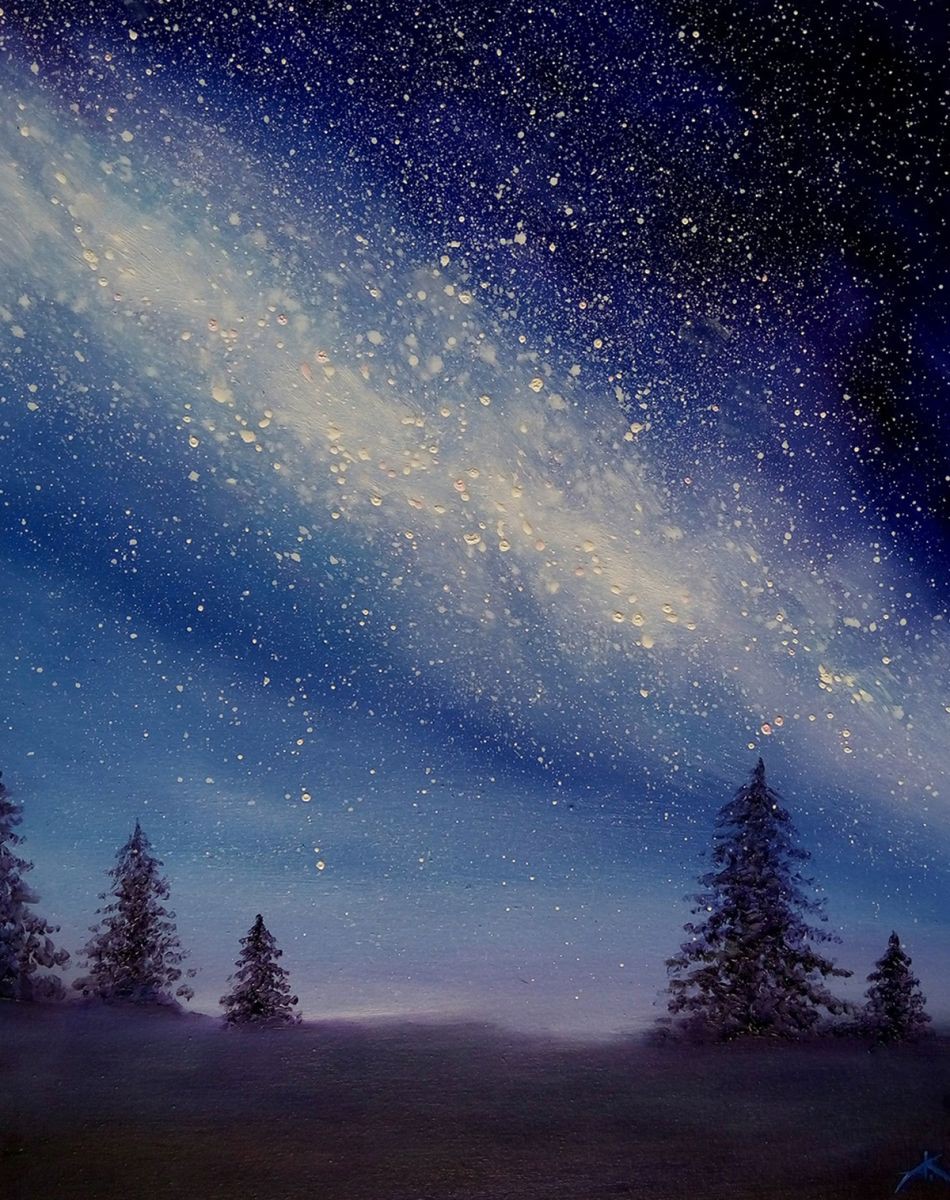 Milky Way (2017) Oil painting by Anastasia Kozorez | Artfinder