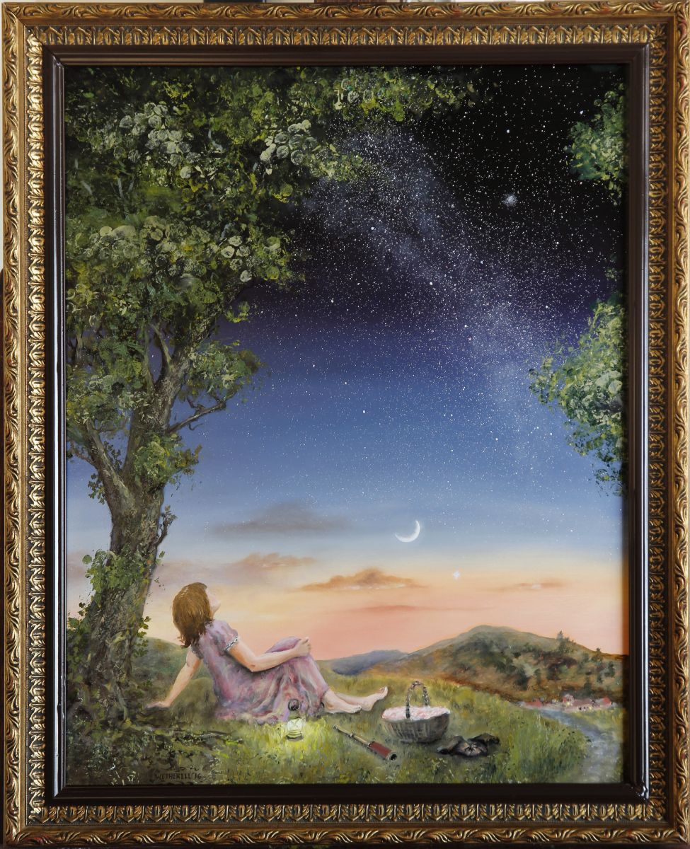 The Astronomy Picnic (2016) Oil painting by Tim Wetherell | Artfinder